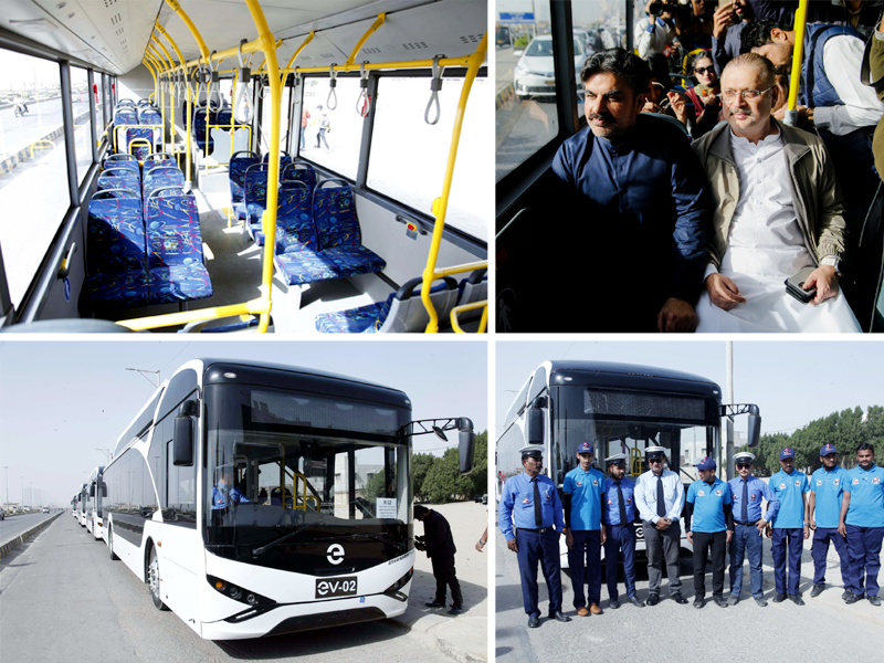Pakistan’s first electric bus service launched in Sindh: Sharjeel Memon ...