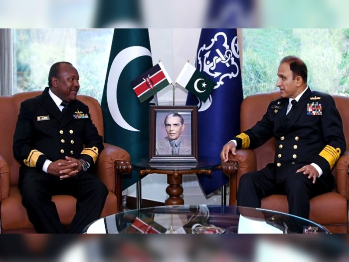 ‘Commander Kenya Navy Major Gen Jimson, Chief of Naval Staff Niazi ...