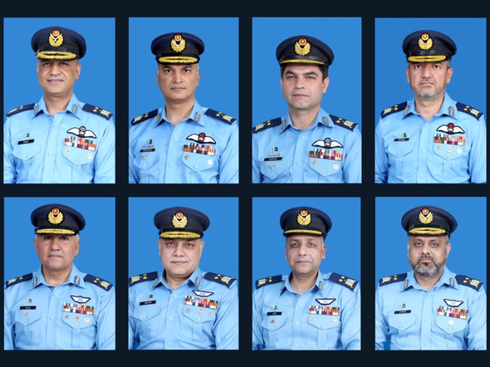 Eight PAF officers promoted to rank of AVM | Daily National Courier