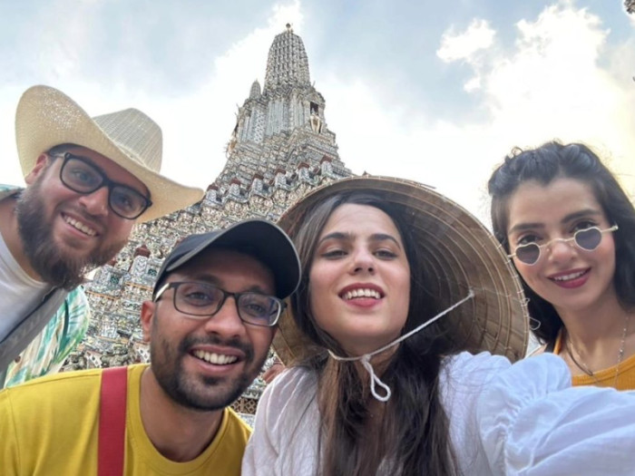 Srha’s new pictures with husband, son | Daily National Courier