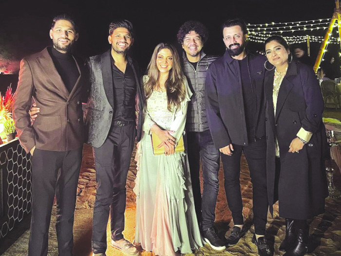 Hadiqa, Atif at New Year’s eve In Dubai | Daily National Courier