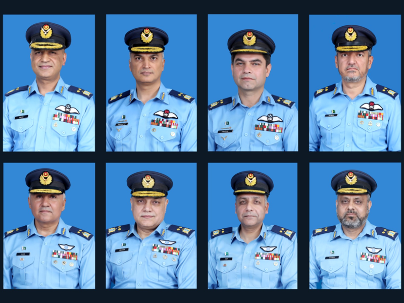 Eight PAF officers promoted to rank of AVM | Daily National Courier